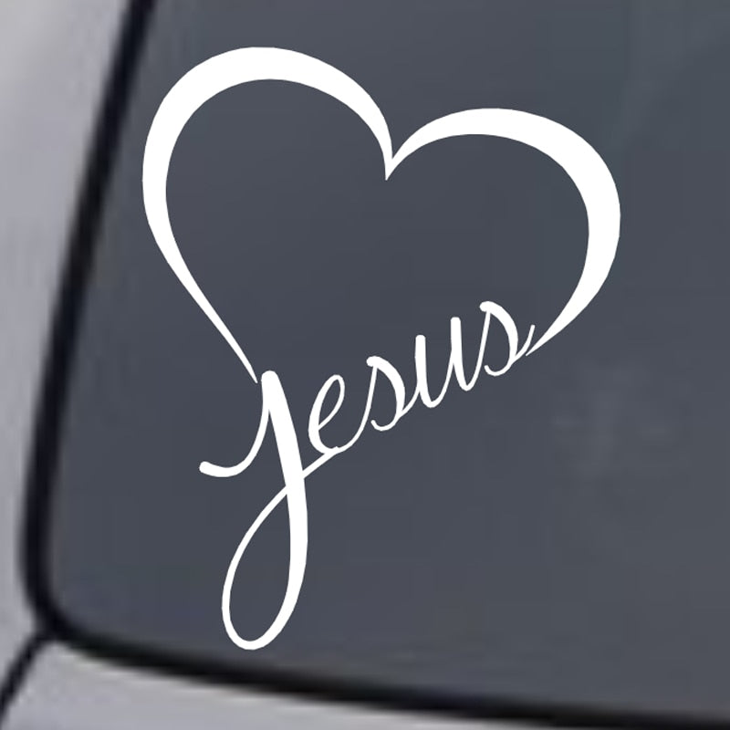 Heart for Jesus Decal – faith & honesTee